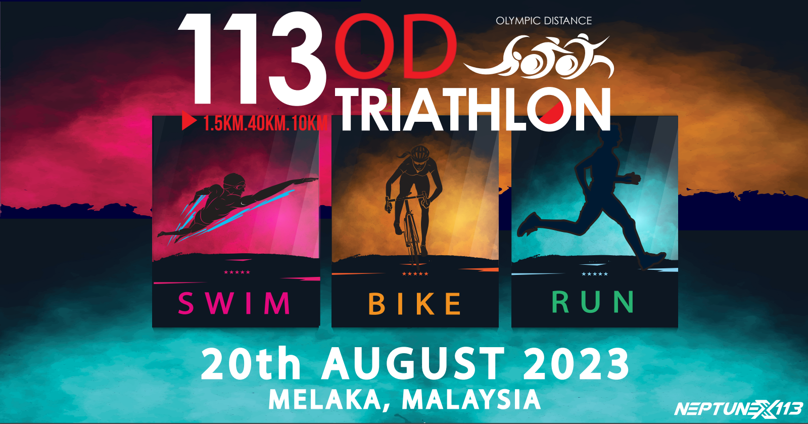 NX113 OD TRIATHLON MELAKA, MALAYSIA 2023 – 113 Triathlon Series